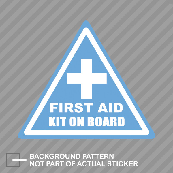 First Aid Kit On Board Sticker Decal Vinyl off road race safety | eBay