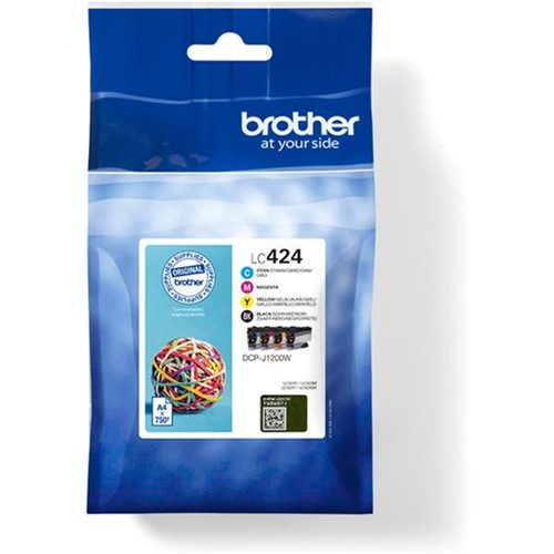 LC424 Full Set of Genuine Brother Ink Cartridges LC-424 / LC424VAL | eBay