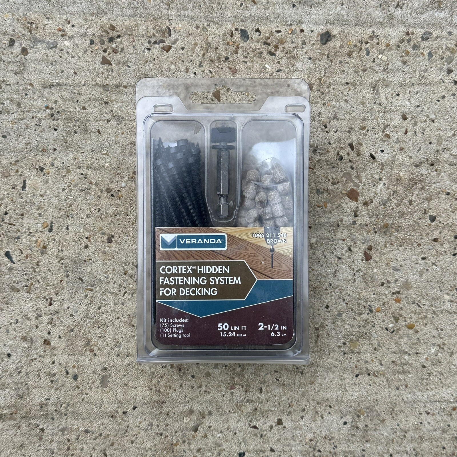 Cortex Hidden Fastening System For Decking 50 Linear Ft 75ct Screws ...