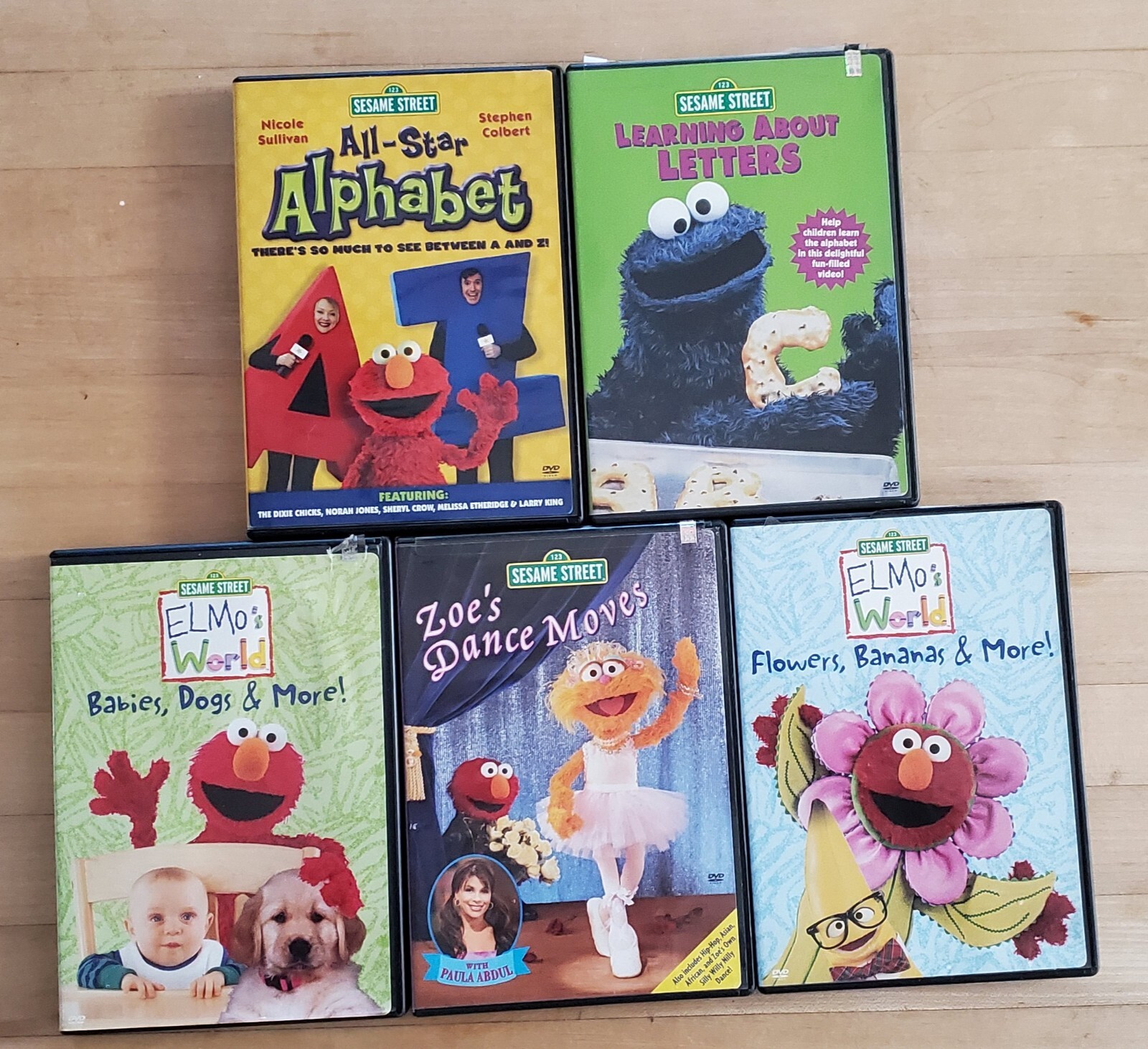 Sesame Street Dvd Lot