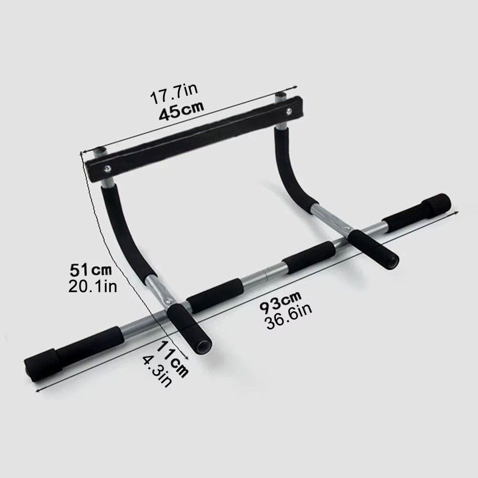 Door Pull Up Bar Chin Up Bar Door Frame Workout Exercise Bar Home Gym ...