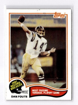 1982 Topps - Record Breaker Dan Fouts #2 | eBay