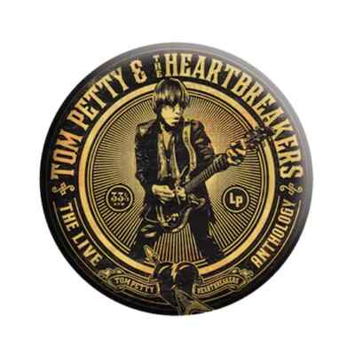 Tom Petty-Button Badge Pin-Heartbreakers-Live Anthology-Collector's ...
