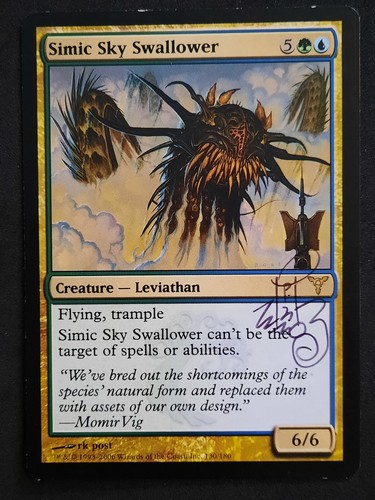 MTG Simic Sky Swallower-Artist Signed (rk post) - Dissension #130 | eBay