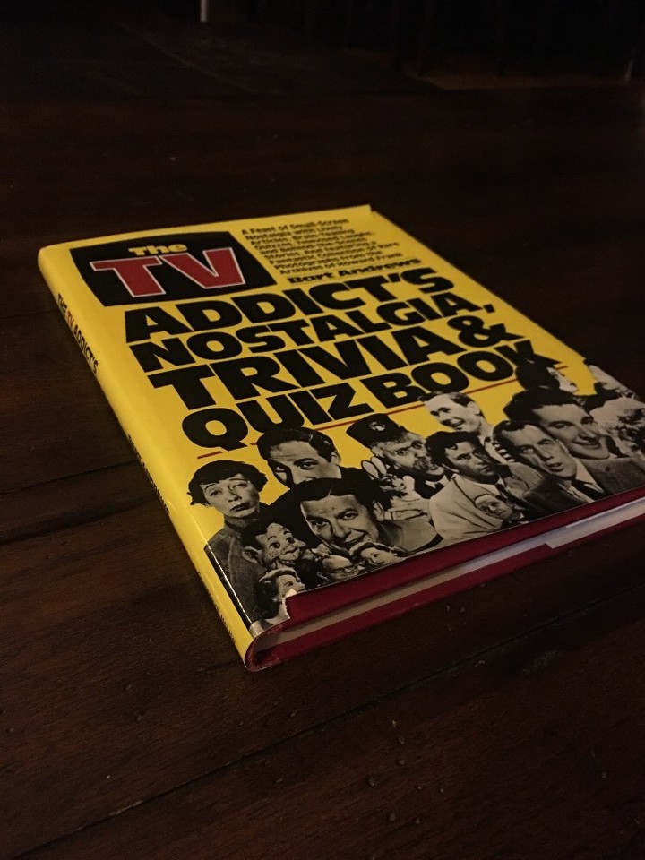 TV ADDICT'S NOSTALGIA, TRIVIA & QUIZ BOOK ~ 1st PRINT ~ HC 1984 | eBay