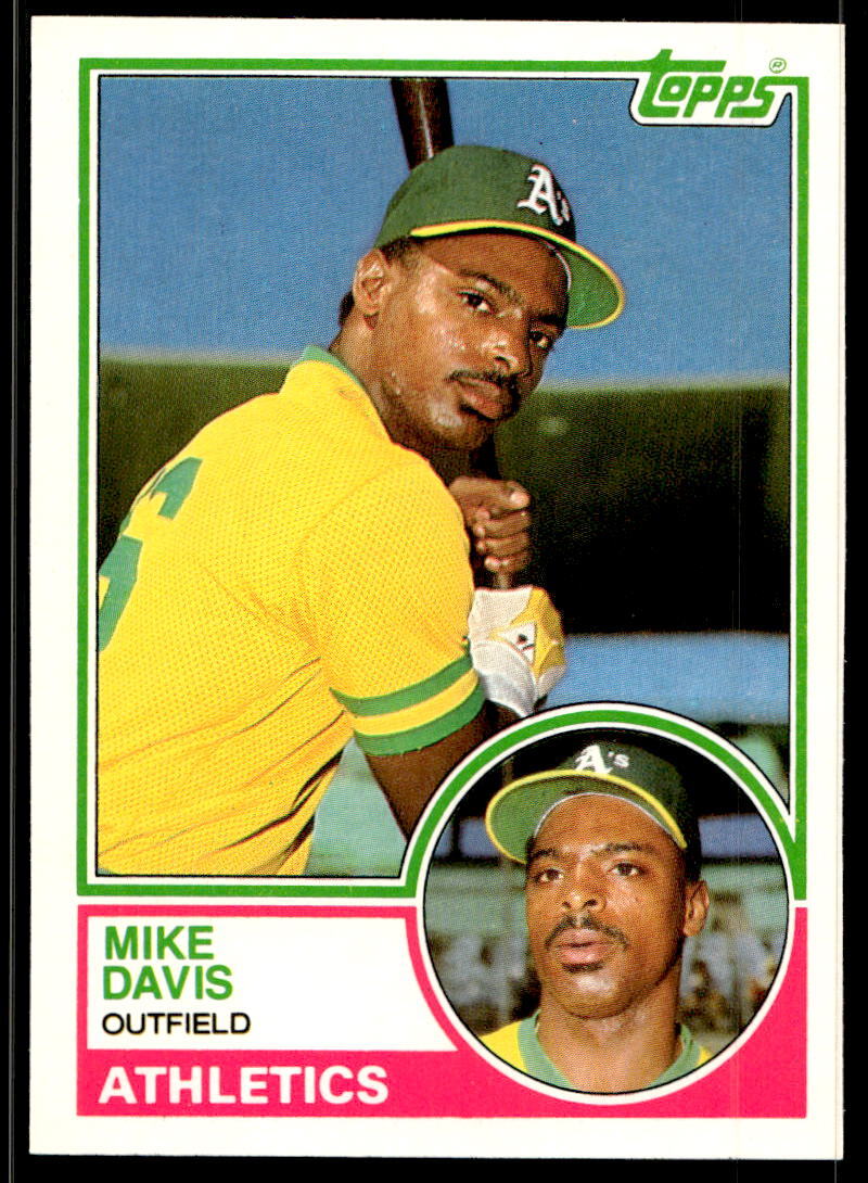 1983 Topps Traded 24T Mike Davis Oakland Athletics Baseball Card | eBay