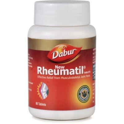 Dabur Rheumatil Tablets(90 Tabs) Arthritis & Joints Wellness Ayurvedic ...