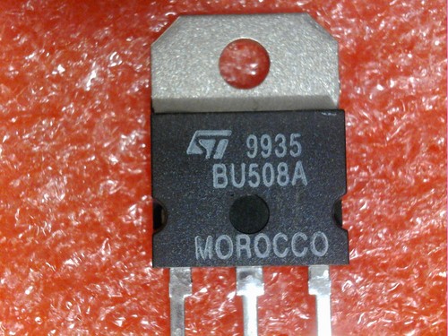 2 PCS ST BU508A 700V 8A TO-218 HIGH VOLTAGE FAST SWITCHING NPN POWER ...