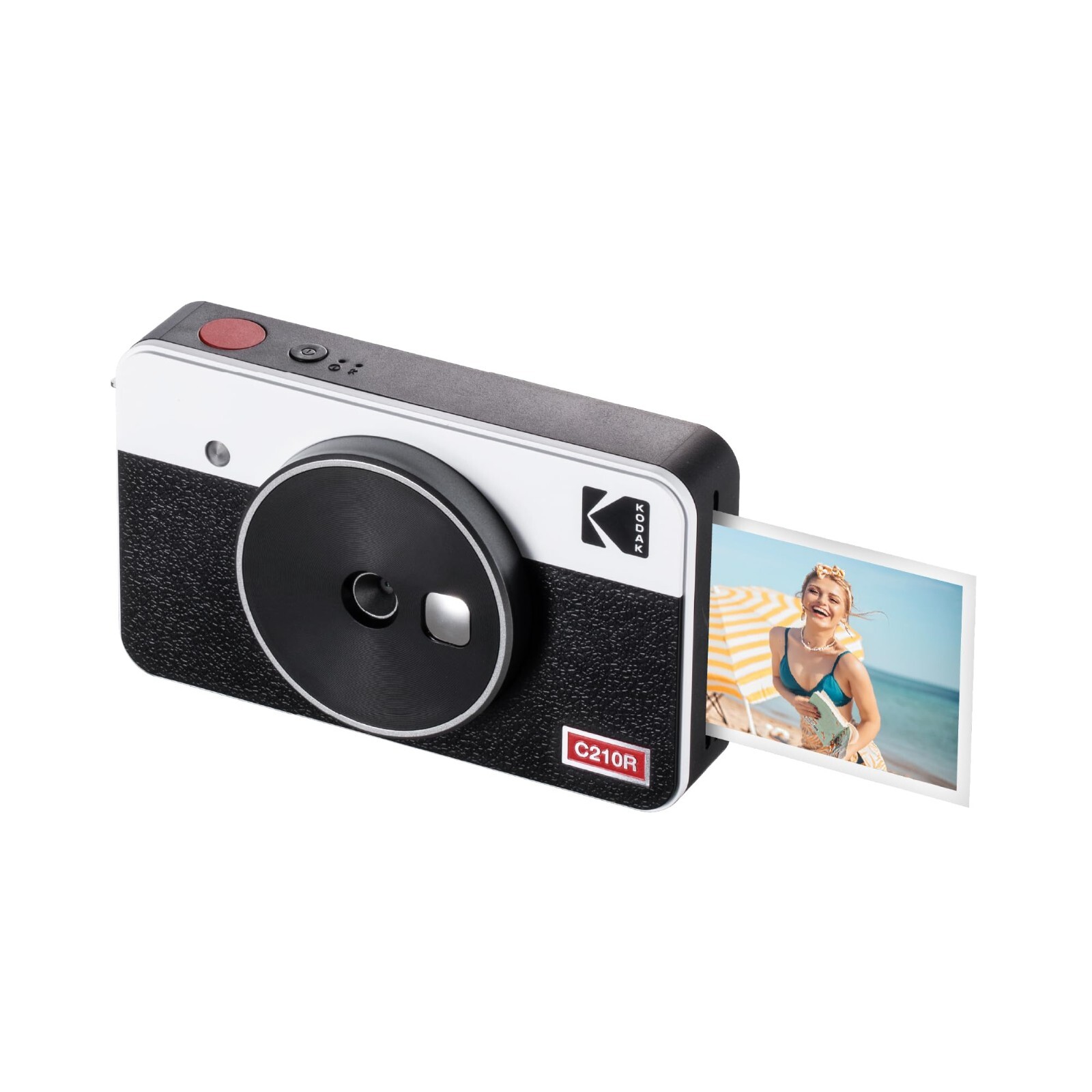 Kodak Mini Shot C210R Retro 2-in-1 Portable Wireless Instant Camera ...