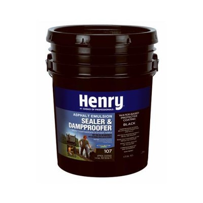 Henry Co 107 Protective Waterproofing Coating, Asphalt Emulsion, 5 ...