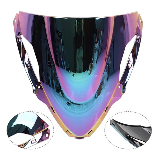 Dark-Iridium Front Windscreen Windshield For Kawasaki Ninja ZX-6R ZX636 ...
