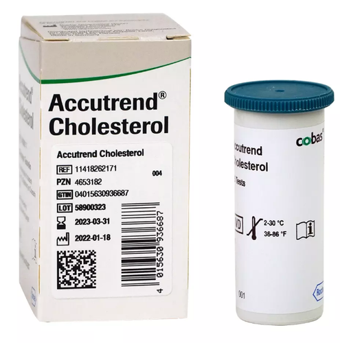 Accutrend Cholesterol Test Strips Reliable Cholesterol Monitoring at ...