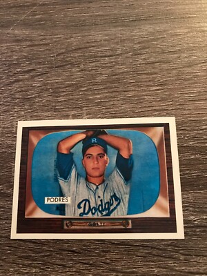 1995 TOPPS ARCHIVES 1955 BOWMAN REPRINTS JOHN PODRES #97 BROOKLYN MINT ...