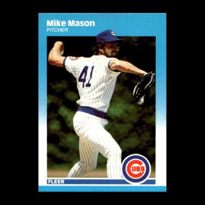 Mike Mason 1987 Fleer Update Rookie Texas Rangers #U-73 Nice R304 | eBay