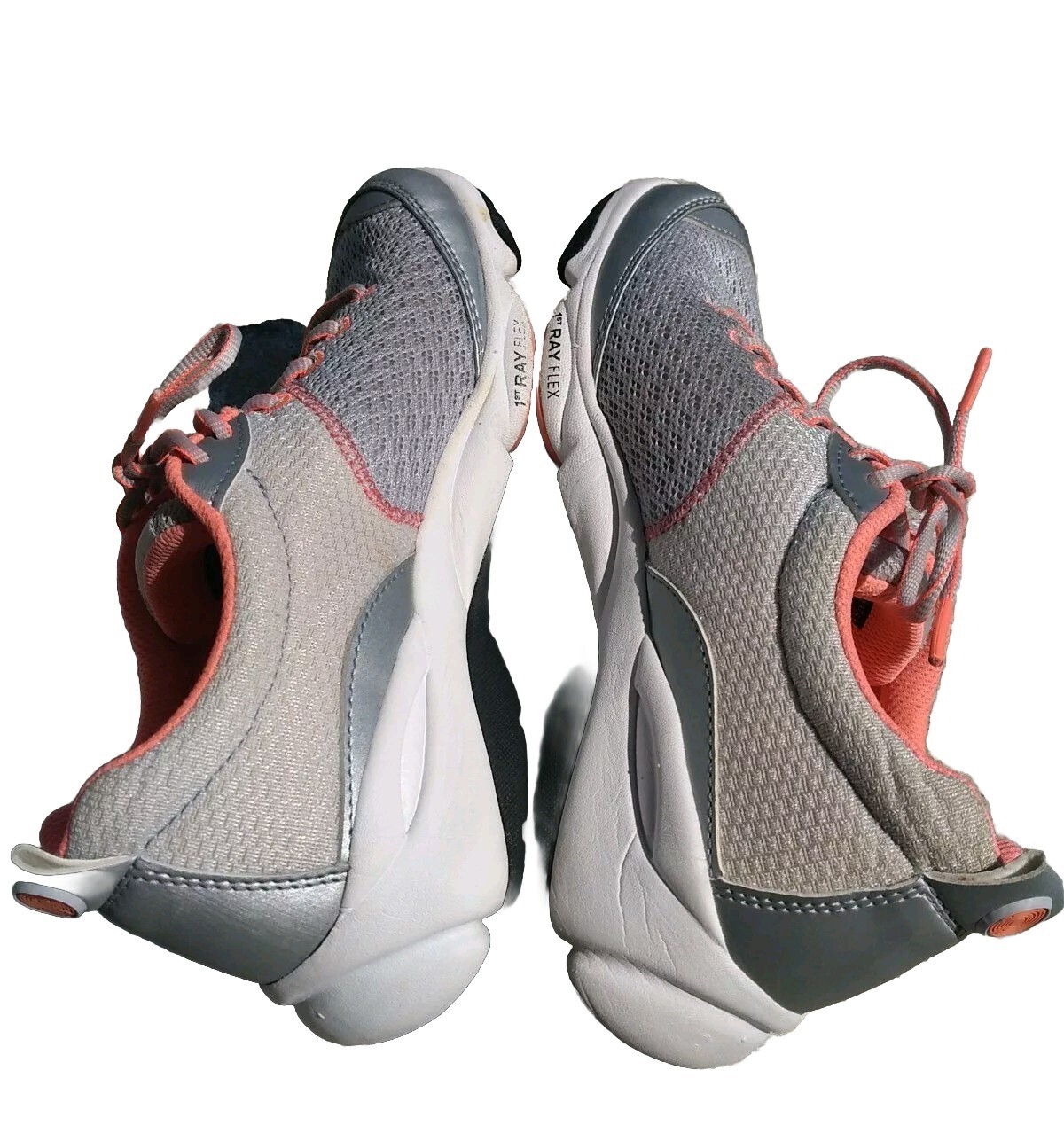 Dr. Andrew Weil Women's Rhythm SILVER Athletic Sneakers 1st Ray Flex Sz ...