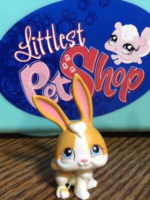 Authentic Littlest Pet Shop - Hasbro LPS - RABBIT #75 Red Magnet Gold ...
