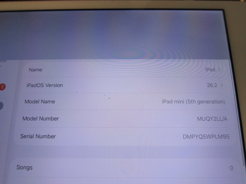 Apple iPad mini 5th Gen 64GB Wi-Fi 7.9" A2133 Rose Gold - Please Read ...
