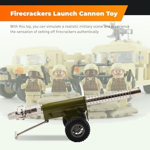 Mini Firecracker Launch Cannon, Stainless Steel Model, Military ...