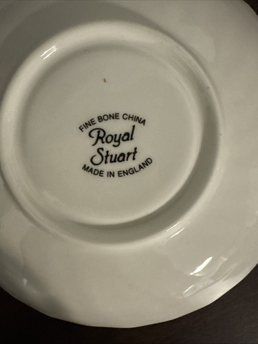 Tea Cup & Saucer~ROYAL STUART~Made In England~Multiple Colored Roses ...