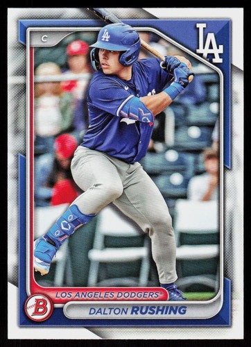 2024 Bowman Draft Dalton Rushing #BD-46 BASEBALL CARD Los Angeles ...
