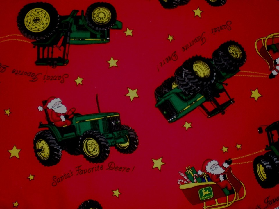 John Deere Santa Christmas tree skirt | eBay