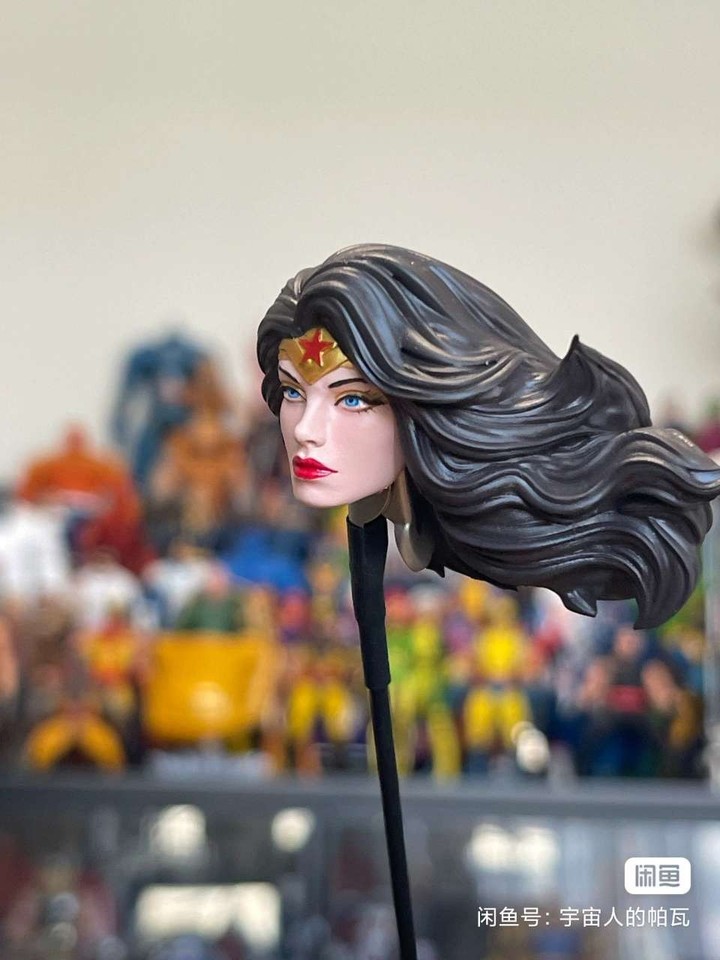 1:12 Wonder Woman Gal Gadot Head Sculpt For 6" Female Action Figure ...