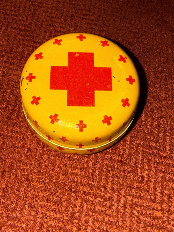 VINTAGE LITHO CONDOM PROPHYLACTIC TIN ADVERTISING SANITARY HEALTH ...