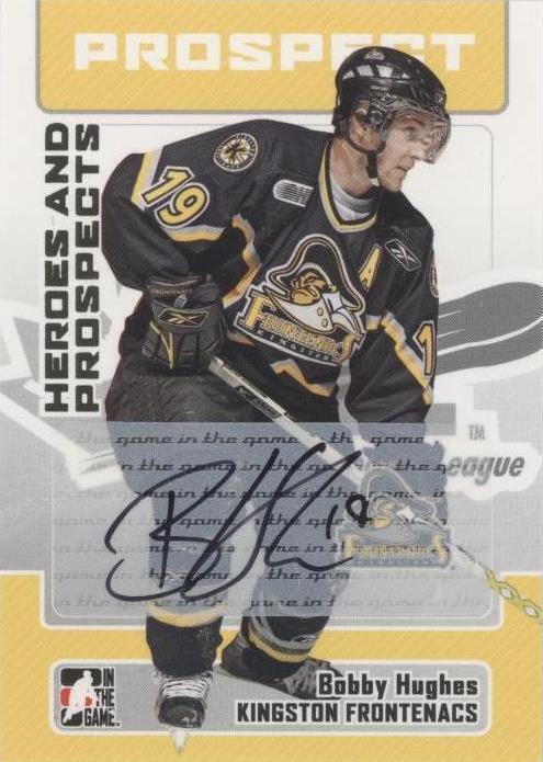 2006-07 In the Game Heroes and Prospects - Autographs Bobby Hughes #A ...