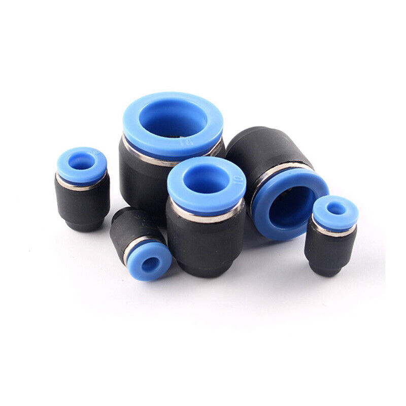 4 6 8 10 12 16mm Pneumatic Push In Fitting Plugs End Caps For Air Tube ...