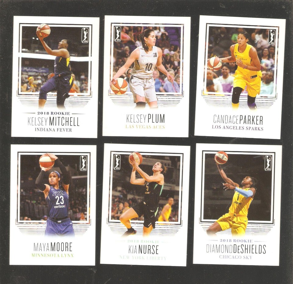 2018 wnba sset,(MINUS THE AJA WILSON ROOKIE)109 cards,a lot of great ...
