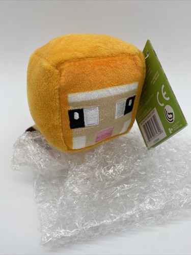 JINX Minecraft Mini Crafter Orange Sheep Plush Stuffed Toy 4.5" Long ...