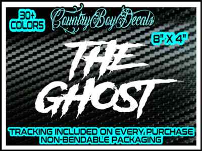 THE GHOST Vinyl Decal Sticker Diesel Truck JDM Car Turbo Boost Lifted ...