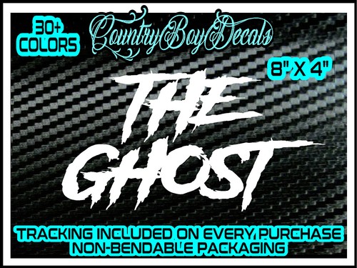 THE GHOST Vinyl Decal Sticker Diesel Truck JDM Car Turbo Boost Lifted ...