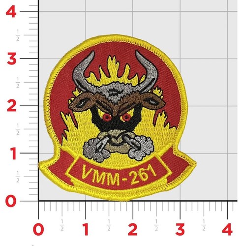 VMM -261 RAGING BULLS SQUADRON EMBROIDERED PATCH | eBay