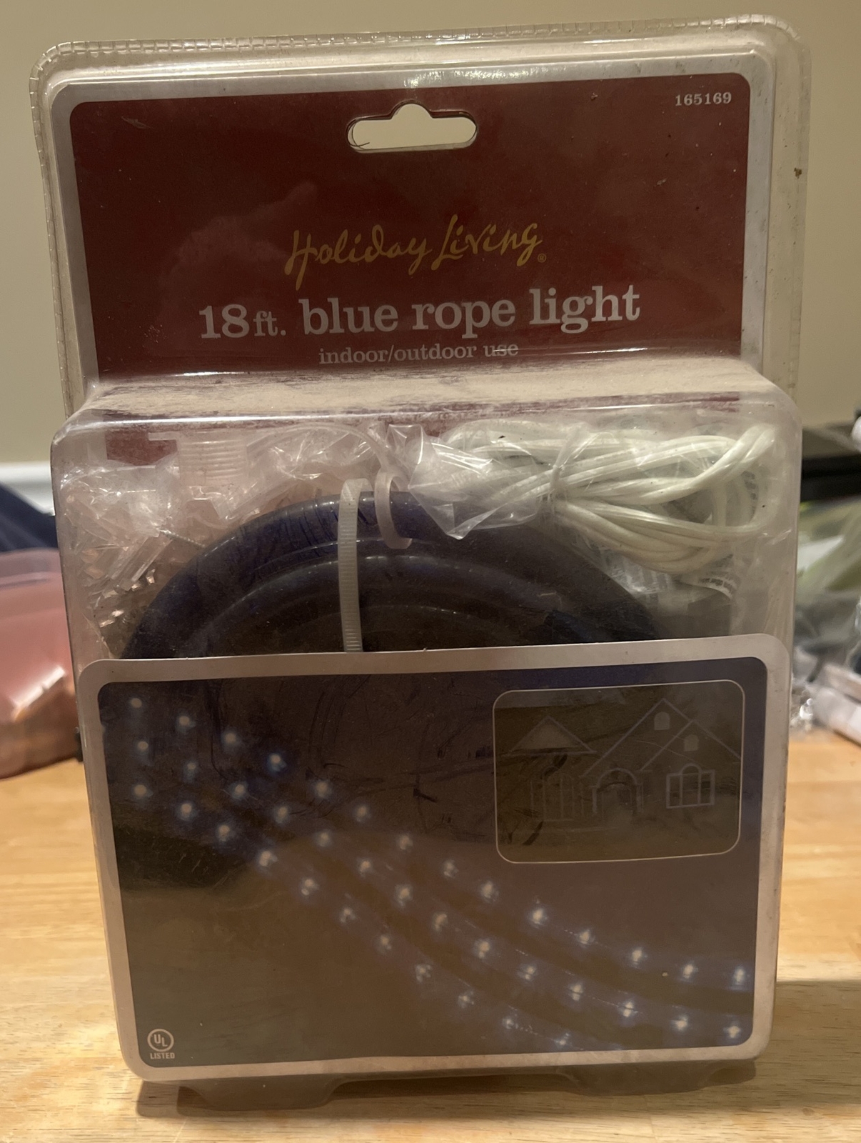 HOLIDAY LIVING 18 Ft Blue Rope Light Indoor/ Outdoor WR-13-24L New | eBay