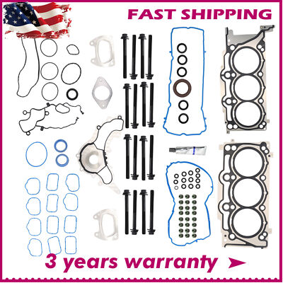 Head Gasket Set Bolts For 11-16 Ram Chrysler Dodge Avenger Jeep 3.6L ...