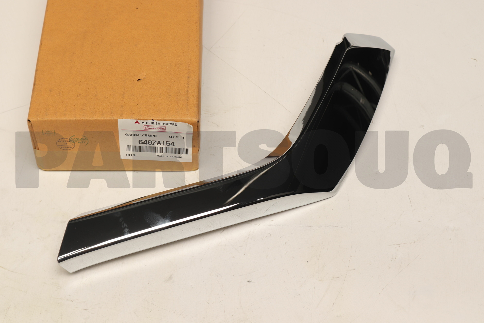 6407A154 Genuine Mitsubishi GARNISH,FR BUMPER SI | eBay