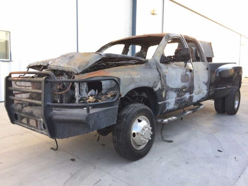 USED BARE FRAME from 06 RAM 3500 DIESEL 4WD DUALLY PICKUP 23941 | eBay