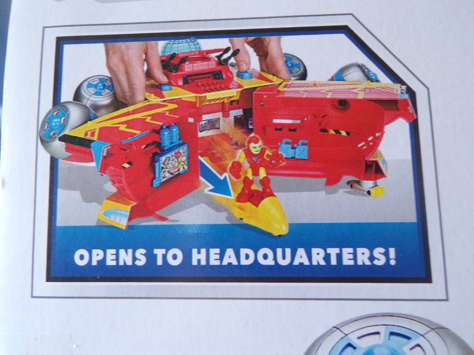 Helicarrier Avengers electronic Super Hero Command Center 2 in 1 Marvel ...