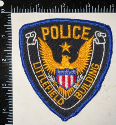 Littlefield Building Austin TX Police Department Patch | eBay