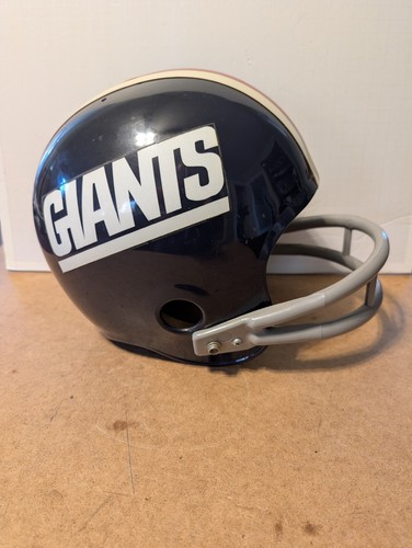 Vintage 1970s NY Giants Football Helmet 2 Bar Face Mask Full Size | eBay