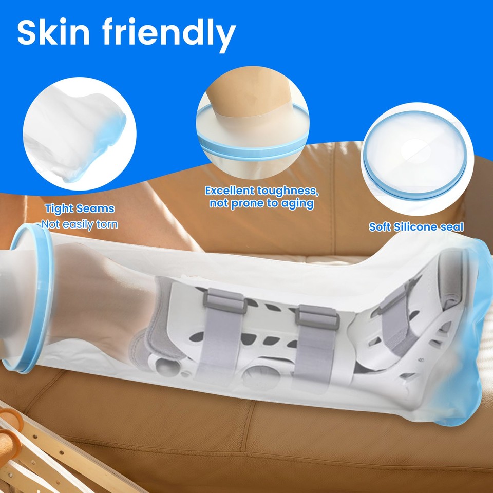 Waterproof Adult Leg Cast Cover Keep Wounds and Dressings Dry During ...