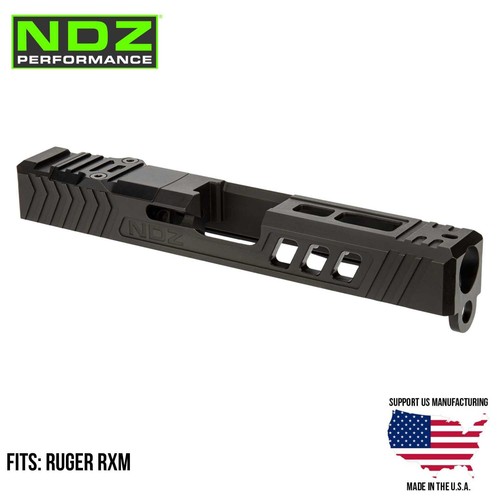 NDZ Ruger RXM Stainless Steel Slide RMR Optic Black Nitride TROI ...