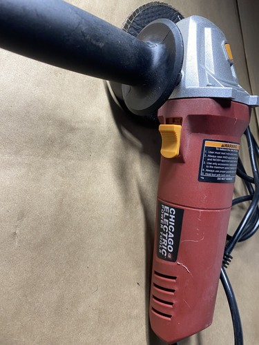 Chicago Electric 60372 4-1/2" Heavy Duty Angle Grinder 5-Amps Corded ...