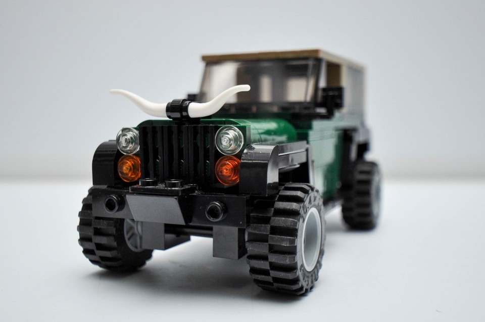 Custom Dark Green Overland Truck Model Built compatible with Real LEGO ...