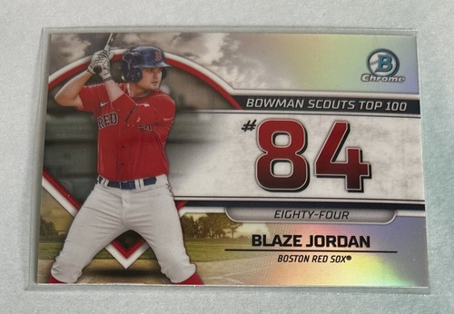 Blaze Jordan 2023 Bowman Chrome #BTP-84 Boston Red Sox | eBay