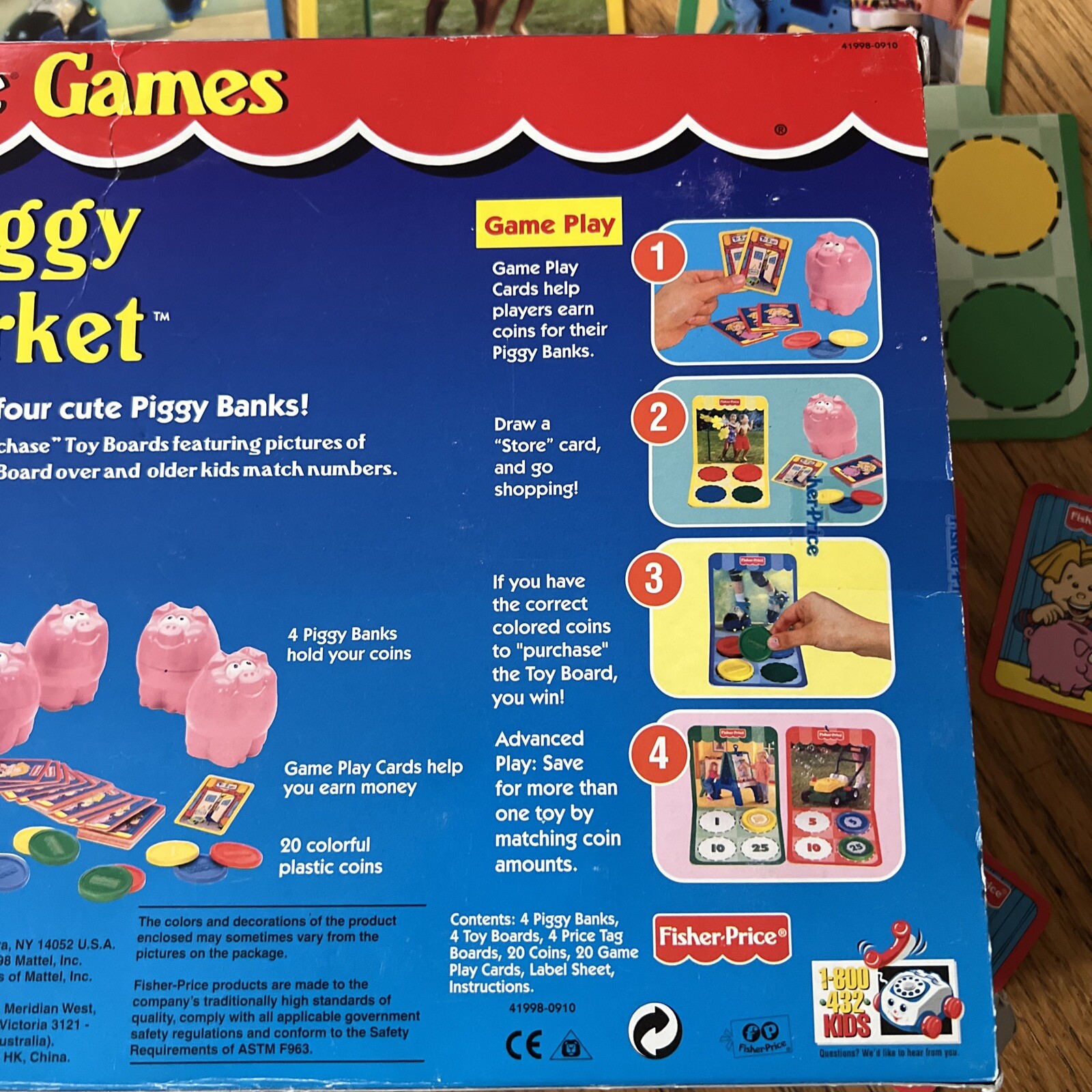 Fisher This Little Piggy Went to Market Coin Game 1998 Mattel 98 ...