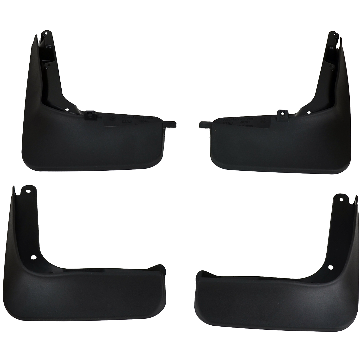 NEW OEM 2012-2018 Ford Focus HATCH Mud Flaps Splash Guards Kit- Moulded ...