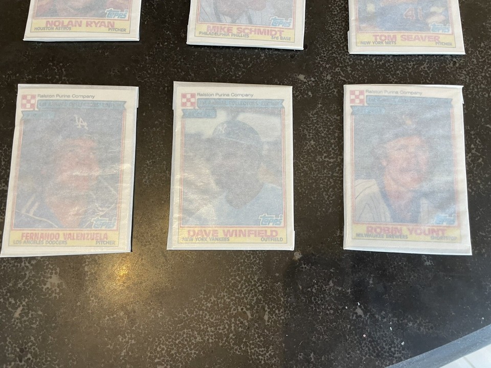 1984 Topps Cereal Series Ralston Purina Complete Set 33 Cards On Top Of ...