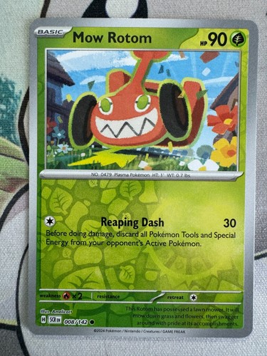 Mow Rotom Reverse Holo English Pokemon TCG BKBP285 | eBay